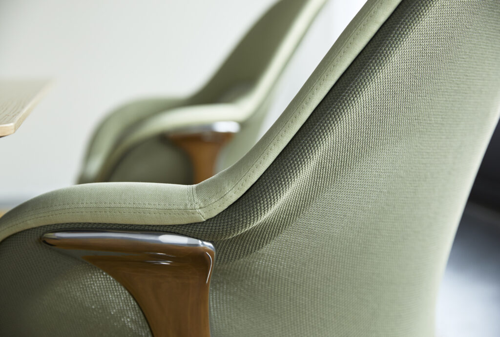 Gamut Upholstery on Low Back Collaborative Lounge Chair | Designtex